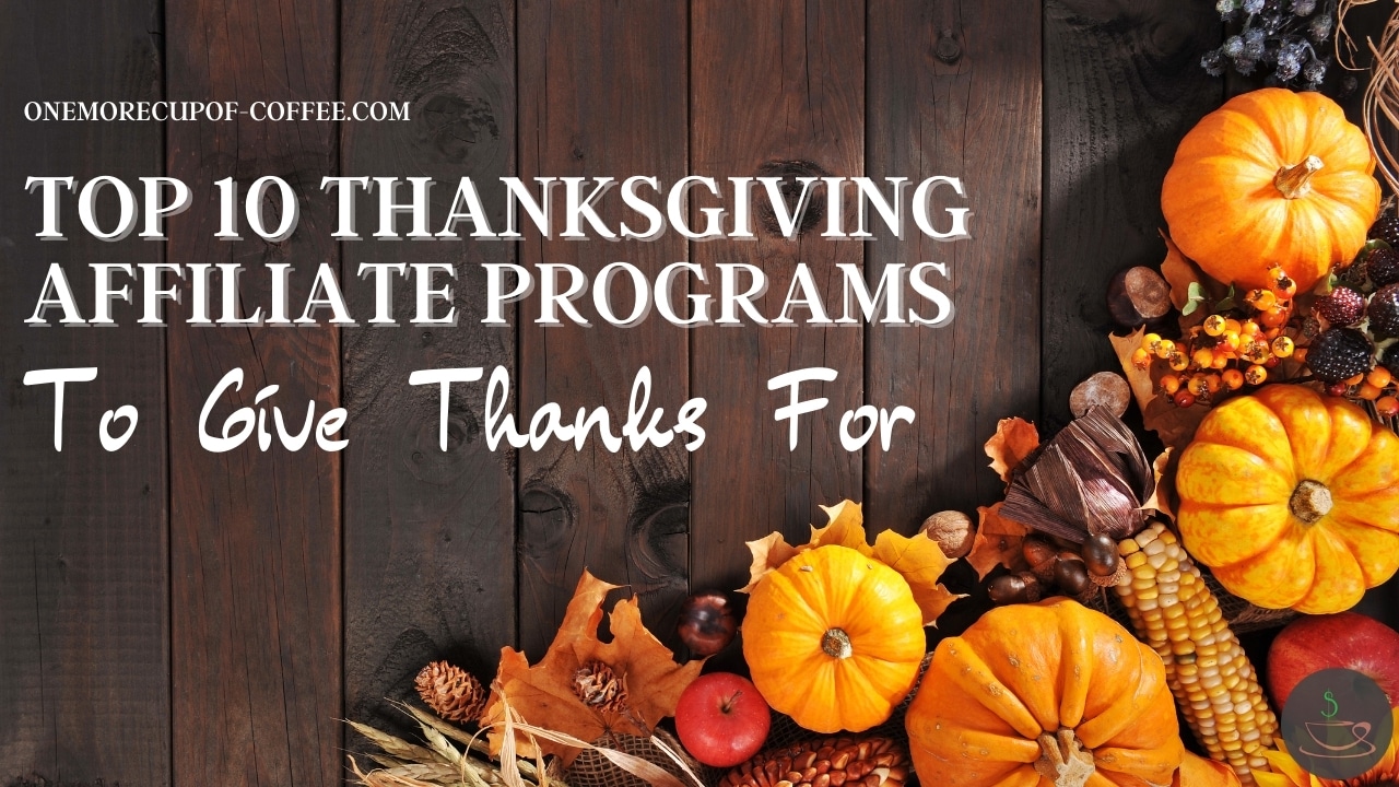 Top 10 Thanksgiving Affiliate Programs To Give Thanks For | One More ...