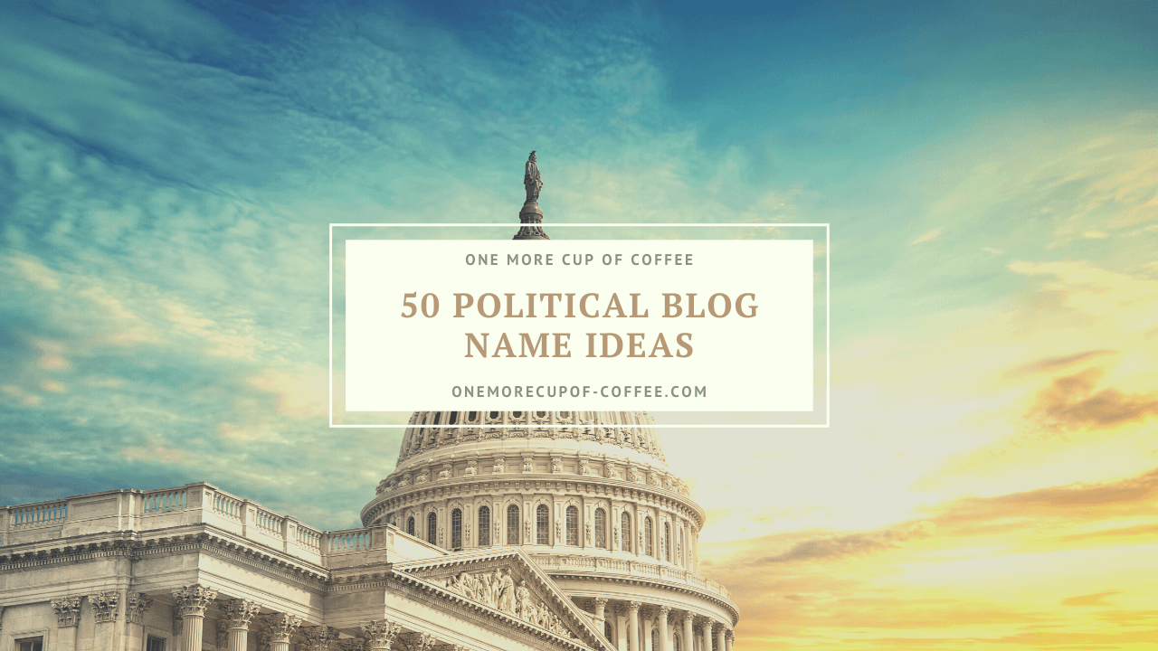 50 Political Blog Name Ideas To Bring Out Your Inner Debater | One More ...