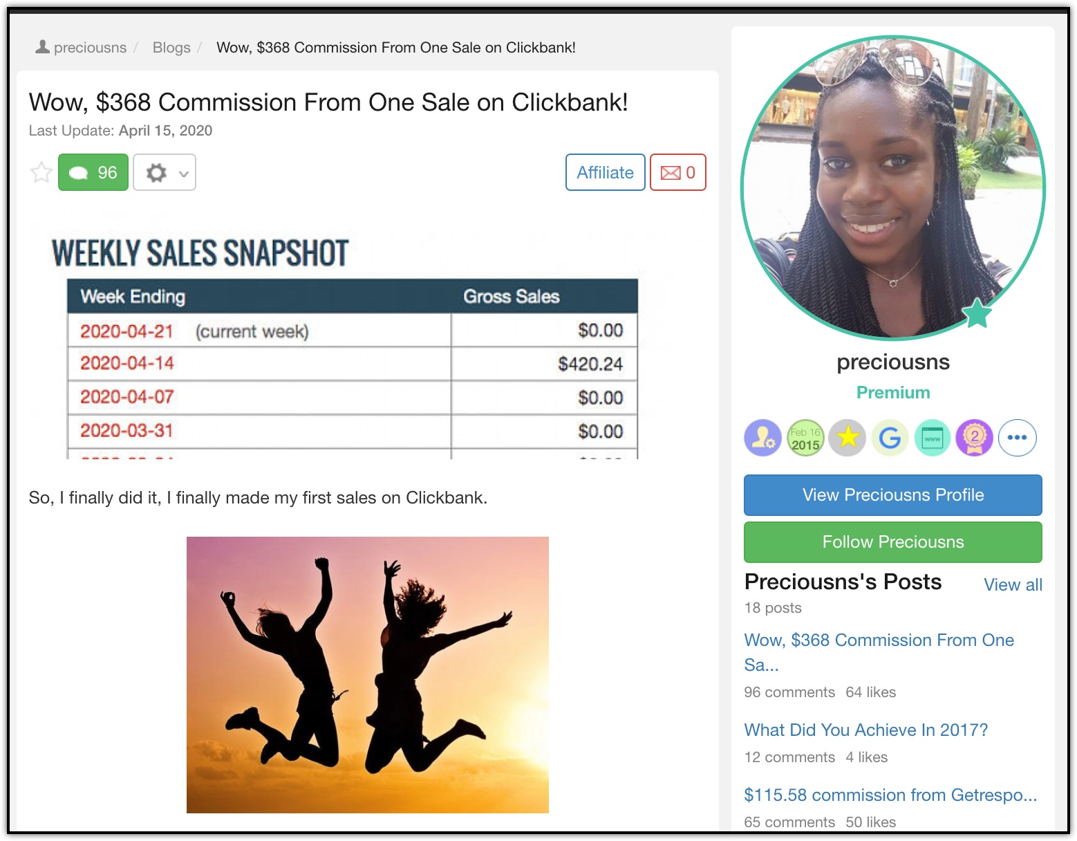 Clickbank Marketplace Review | One More Cup of Coffee