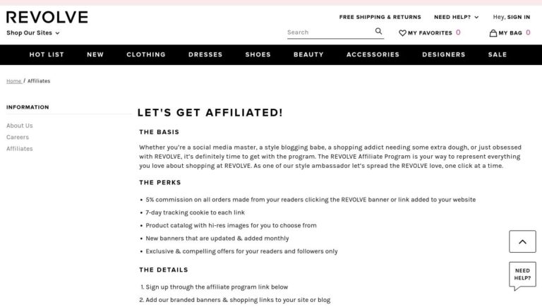 47 Fashion Affiliate Programs | One More Cup of Coffee