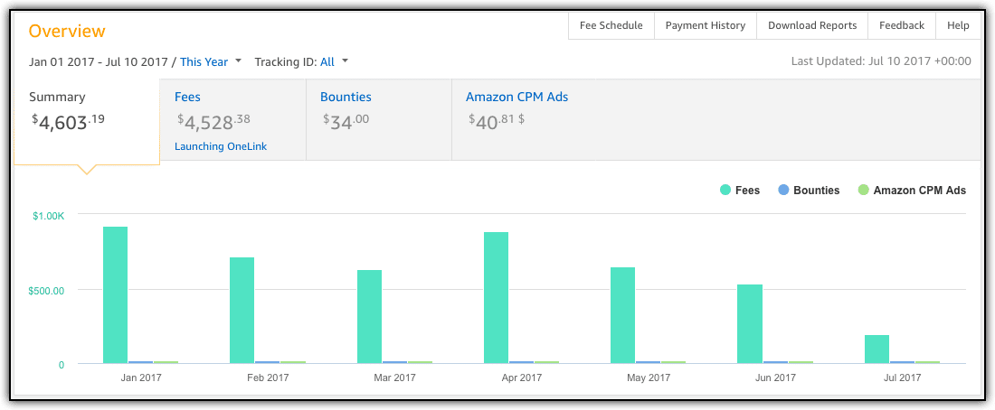 Amazon Income Report | One More Cup of Coffee
