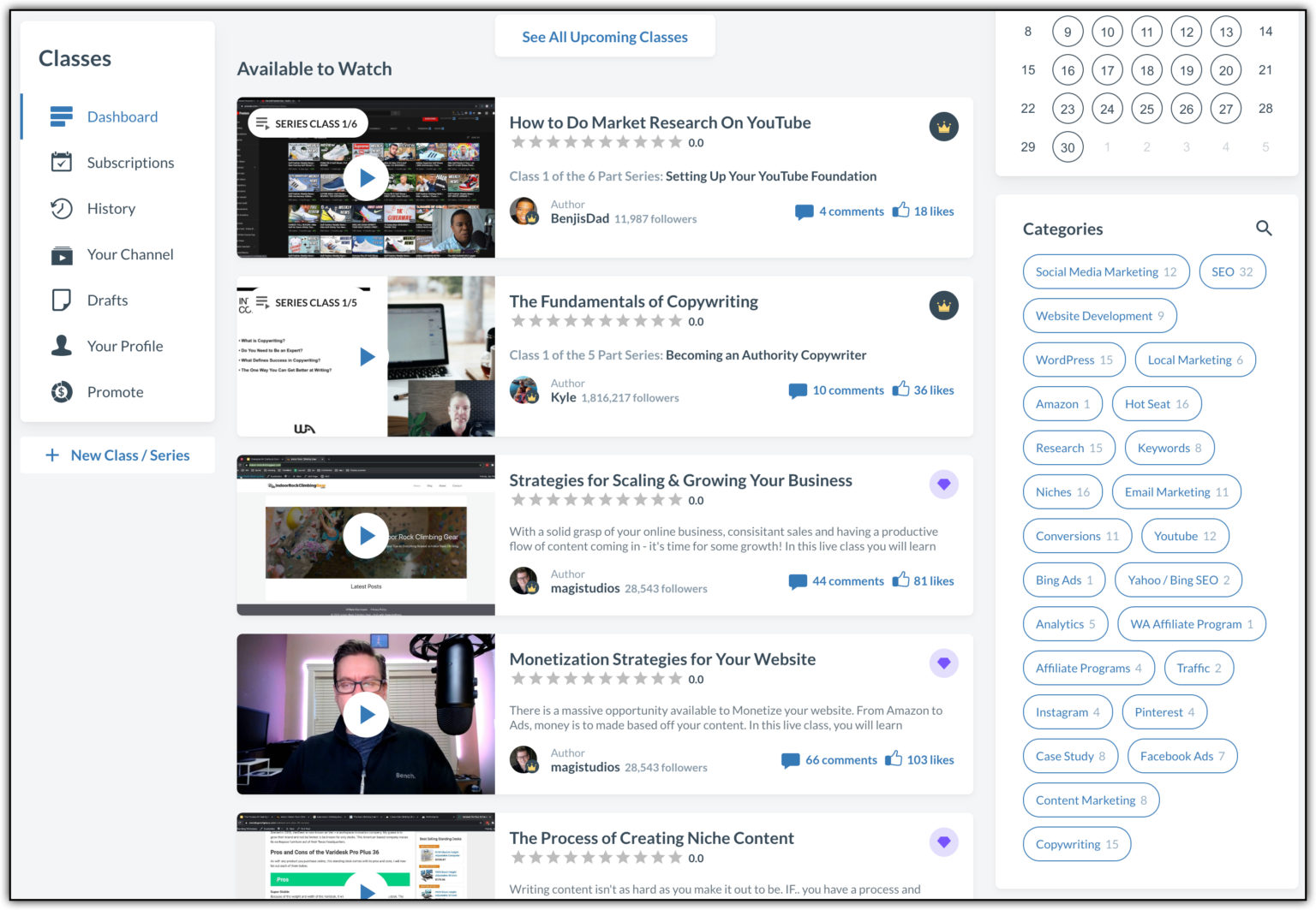 Premium Affiliate Training | One More Cup of Coffee